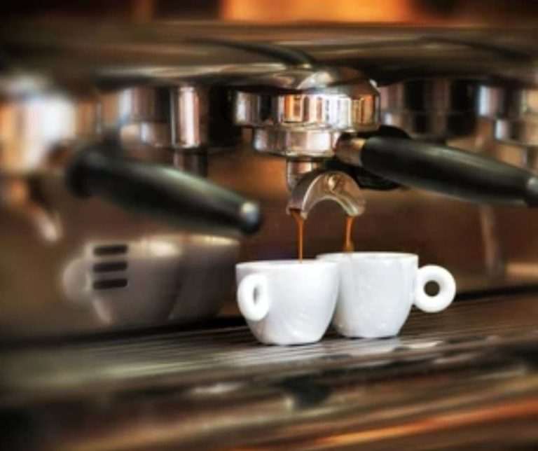 why do espresso machines have two spouts