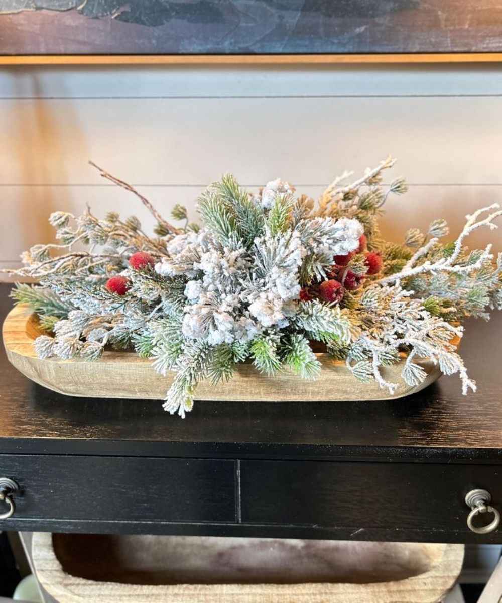 31 Modern Christmas Dough Bowl Centerpieces: Creative and Stylish ...