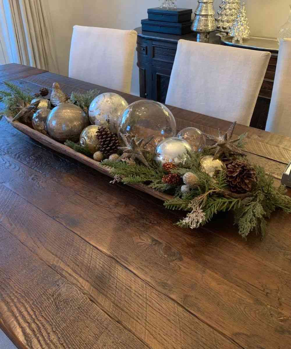 31 Modern Christmas Dough Bowl Centerpieces: Creative and Stylish ...